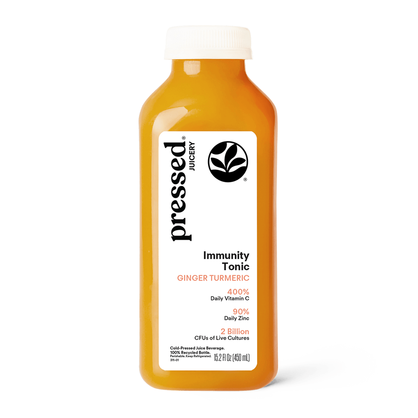 Immunity Tonic: Ginger Turmeric | Pressed Juicery®